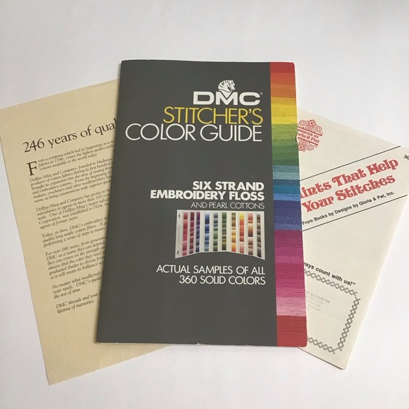 Dmc | Art | Dmc Embroidery Floss Stitchers Color Guide 36 6strand ...